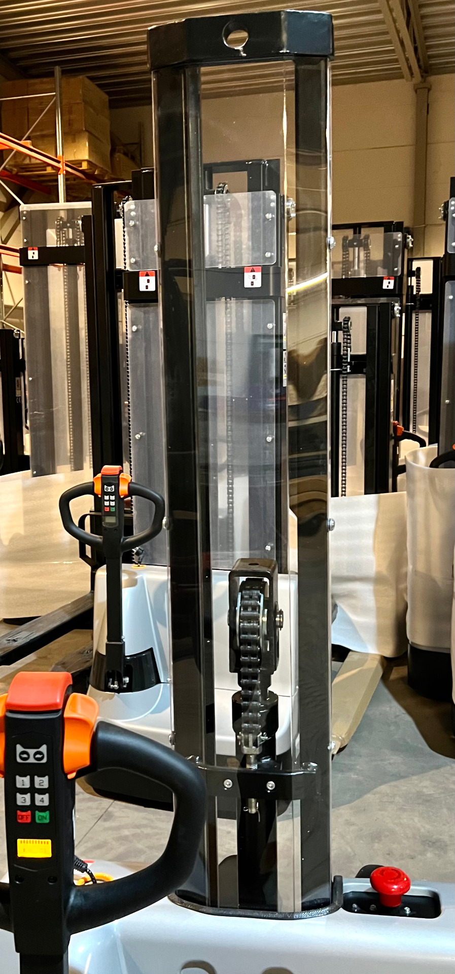 ESP1216-MM - Electric stacker, 1600 mm, monomast :: Silverstone Materialhantering